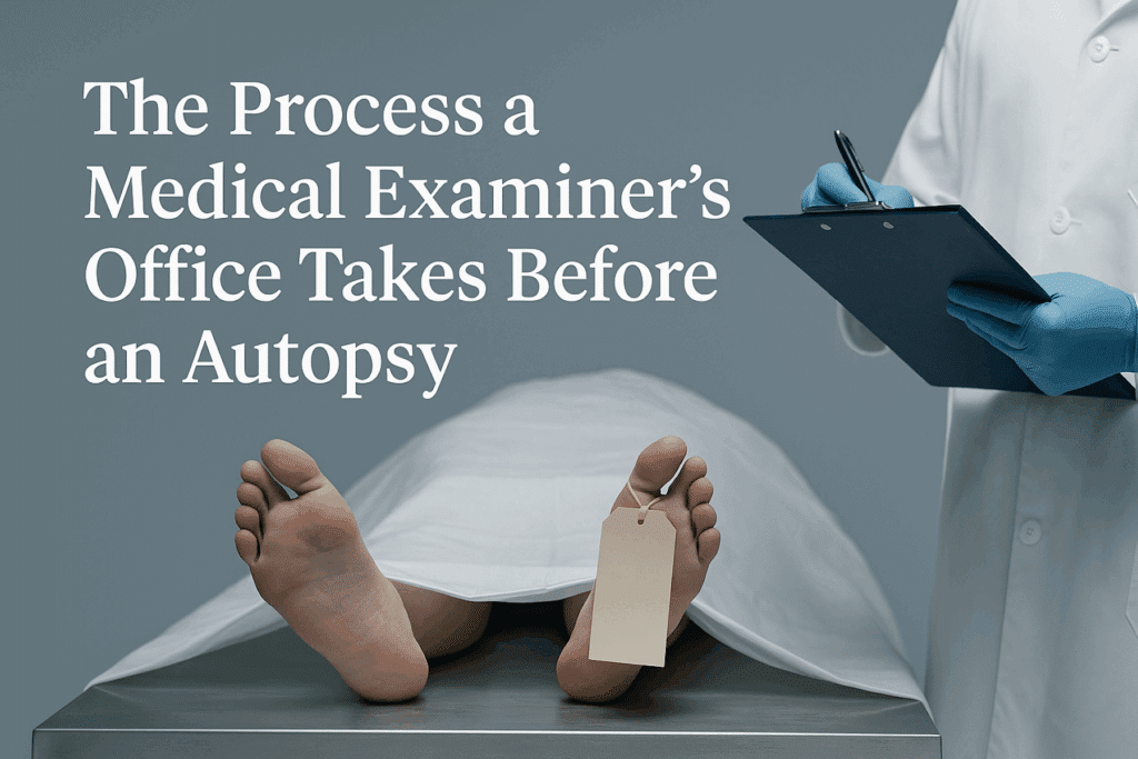 The Process A Medical Examiner’s Office Takes Before An Autopsy